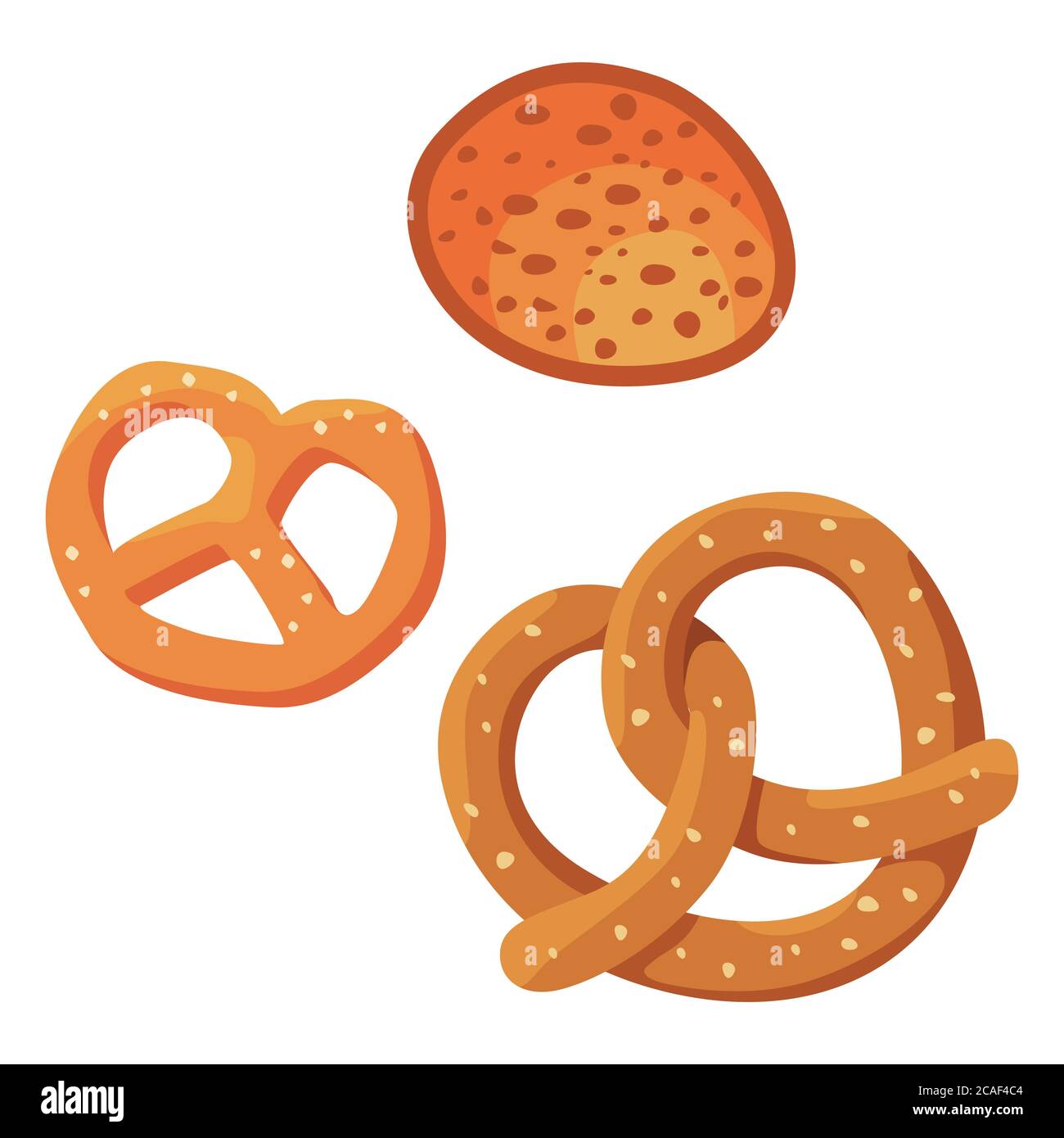 Brezel cartoon hi-res stock photography and images - Alamy