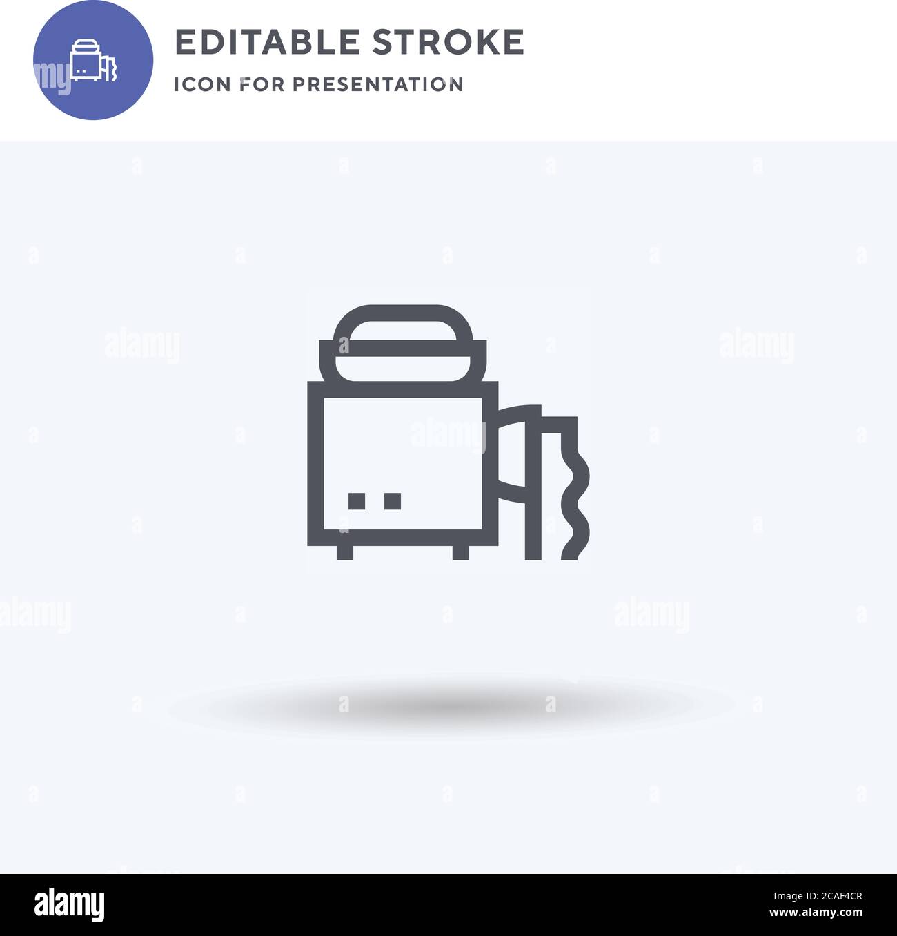 Meat Grinder icon vector, filled flat sign, solid pictogram isolated on ...