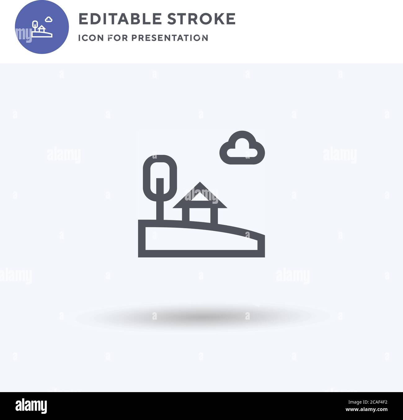 Country icon vector, filled flat sign, solid pictogram isolated on ...