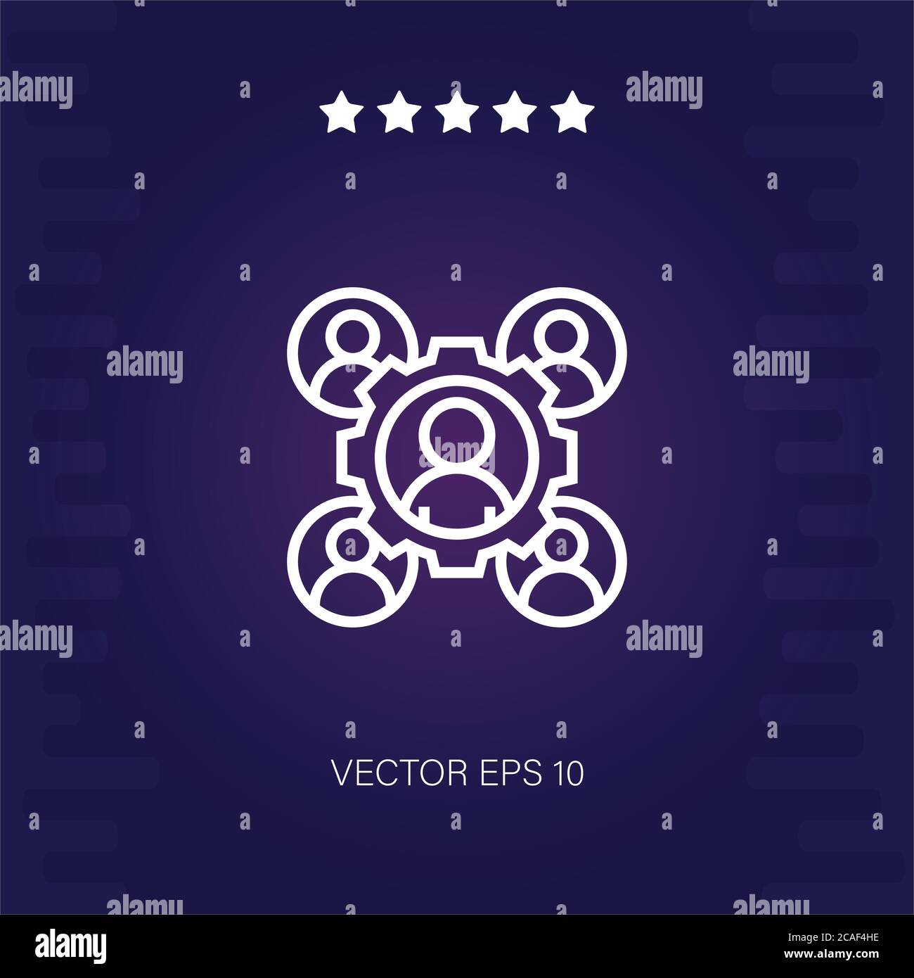 candidate management vector icon modern illustration Stock Vector Image ...