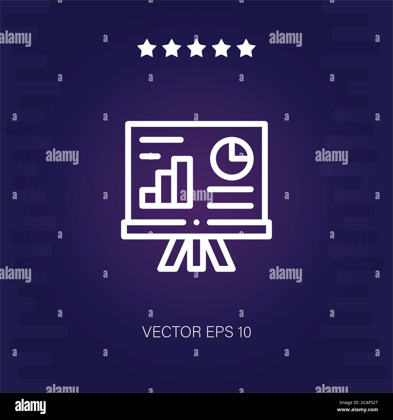 presentation vector icon modern illustration Stock Vector Image & Art ...