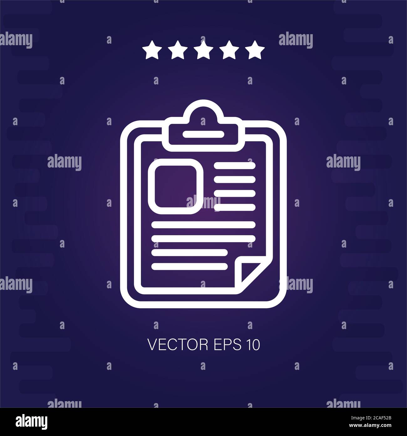clipboard vector icon modern illustration Stock Vector Image & Art - Alamy