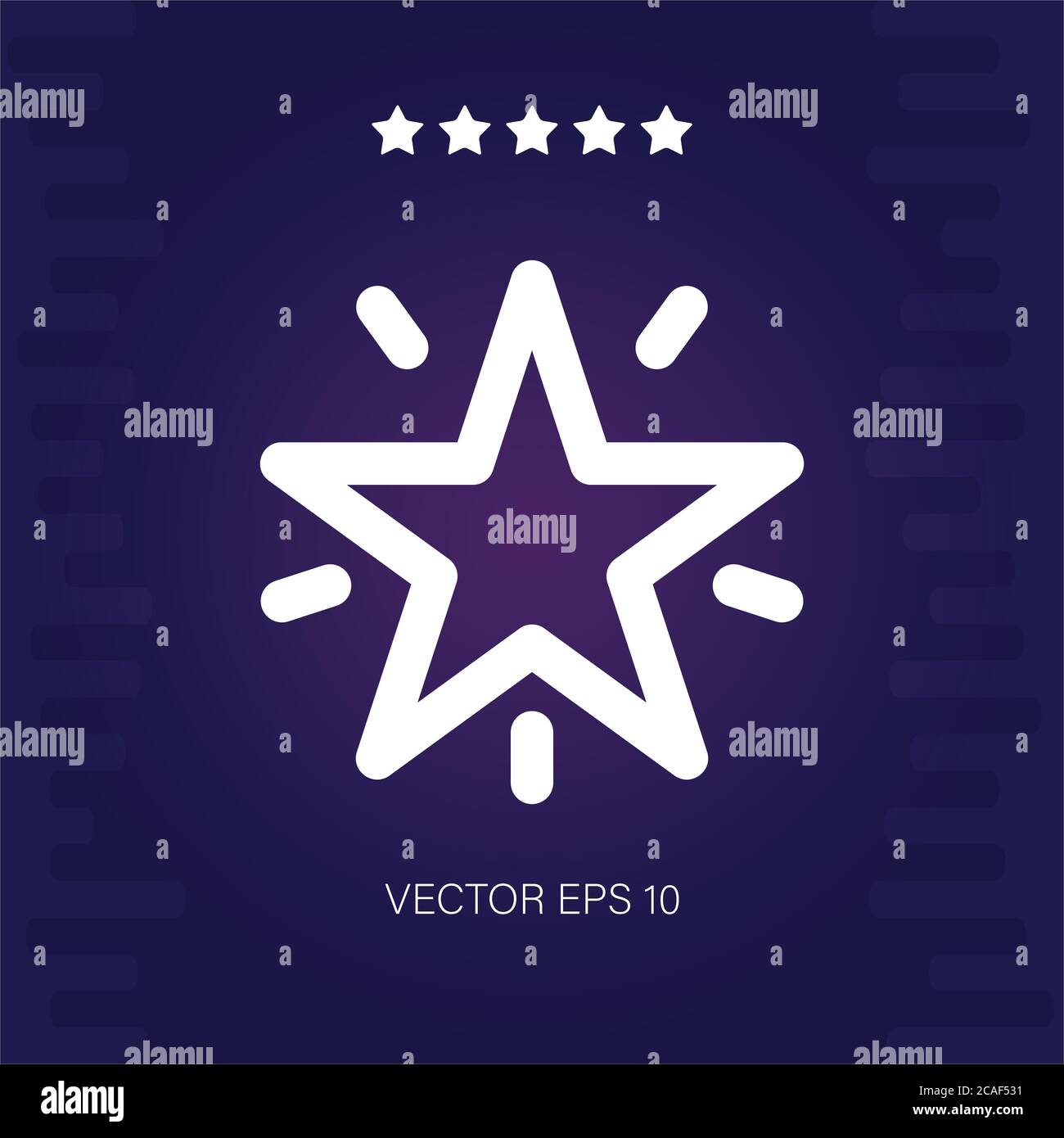 star vector icon modern illustration Stock Vector Image & Art - Alamy