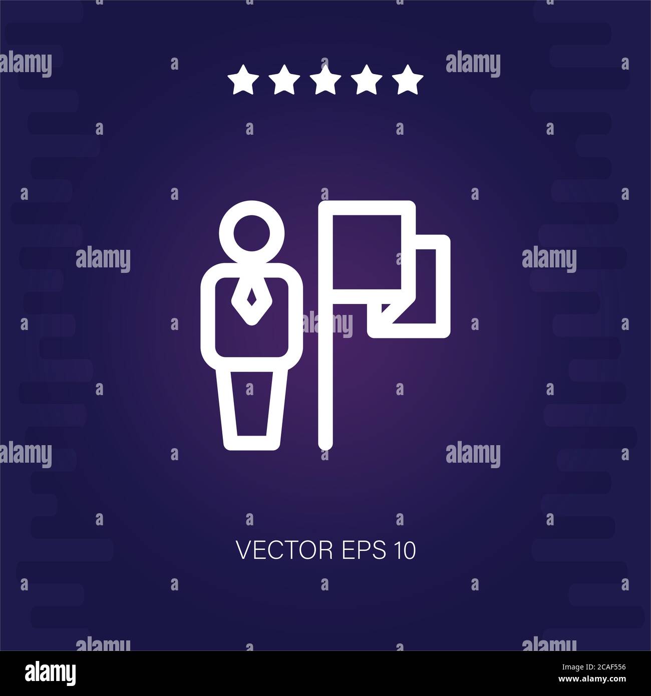 leader vector icon modern illustration Stock Vector Image & Art - Alamy