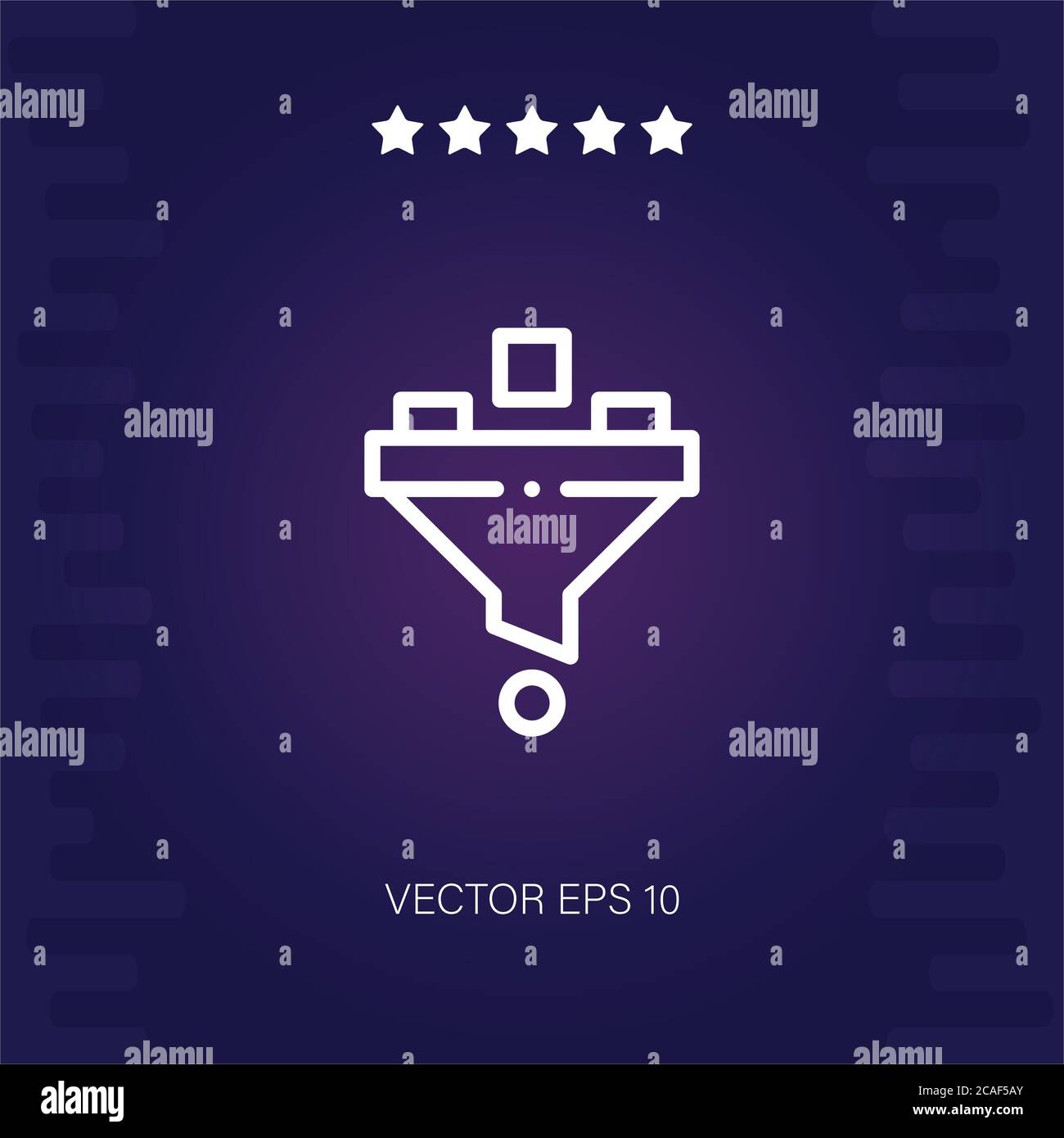 filter vector icon modern illustration Stock Vector Image & Art - Alamy