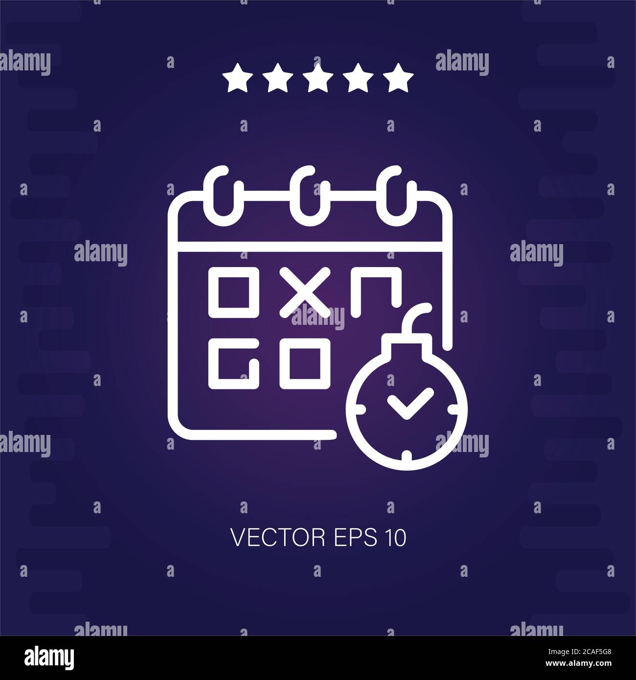 deadline vector icon modern illustration Stock Vector Image & Art - Alamy