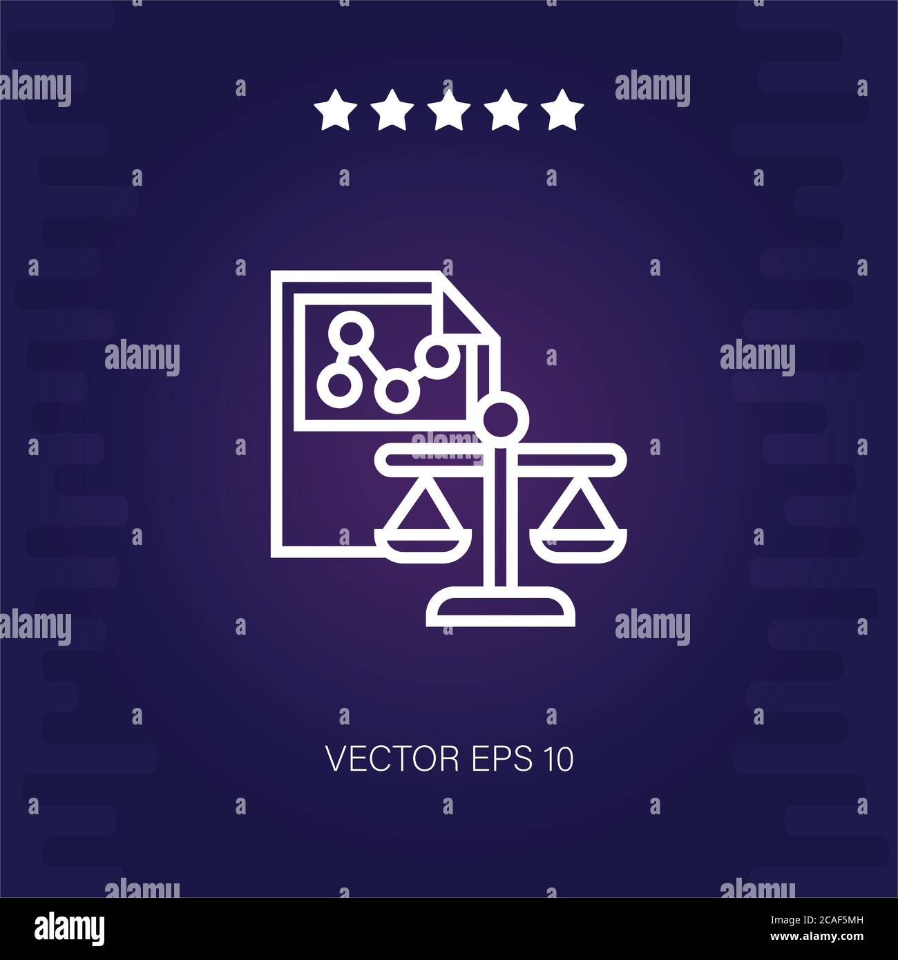 balance vector icon modern illustration Stock Vector Image & Art - Alamy