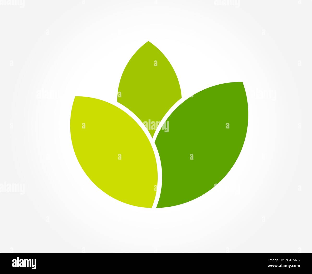 Green leaf simple symbol icon. Vector illustration Stock Vector Image ...