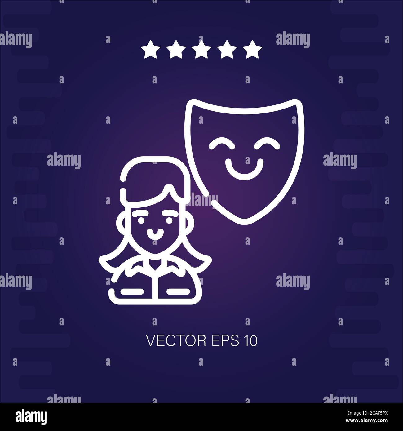 personality vector icon modern illustration Stock Vector Image & Art ...