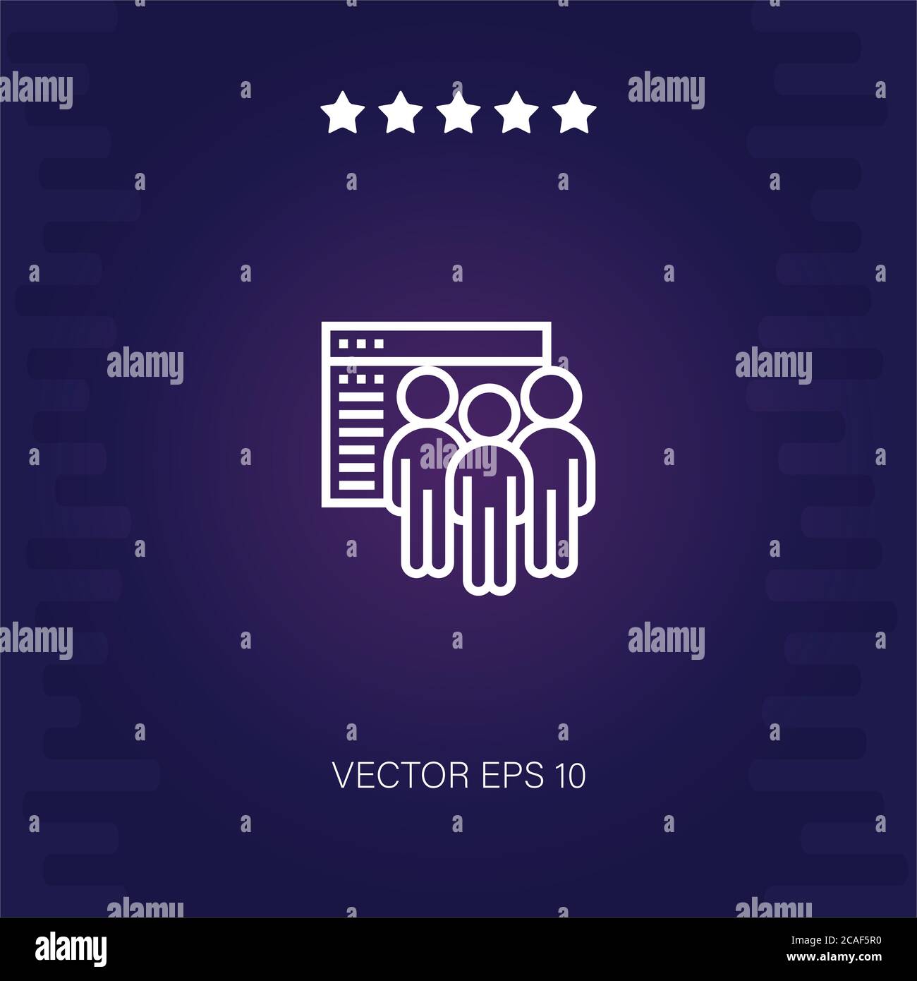 temporary agency vector icon modern illustration Stock Vector Image ...