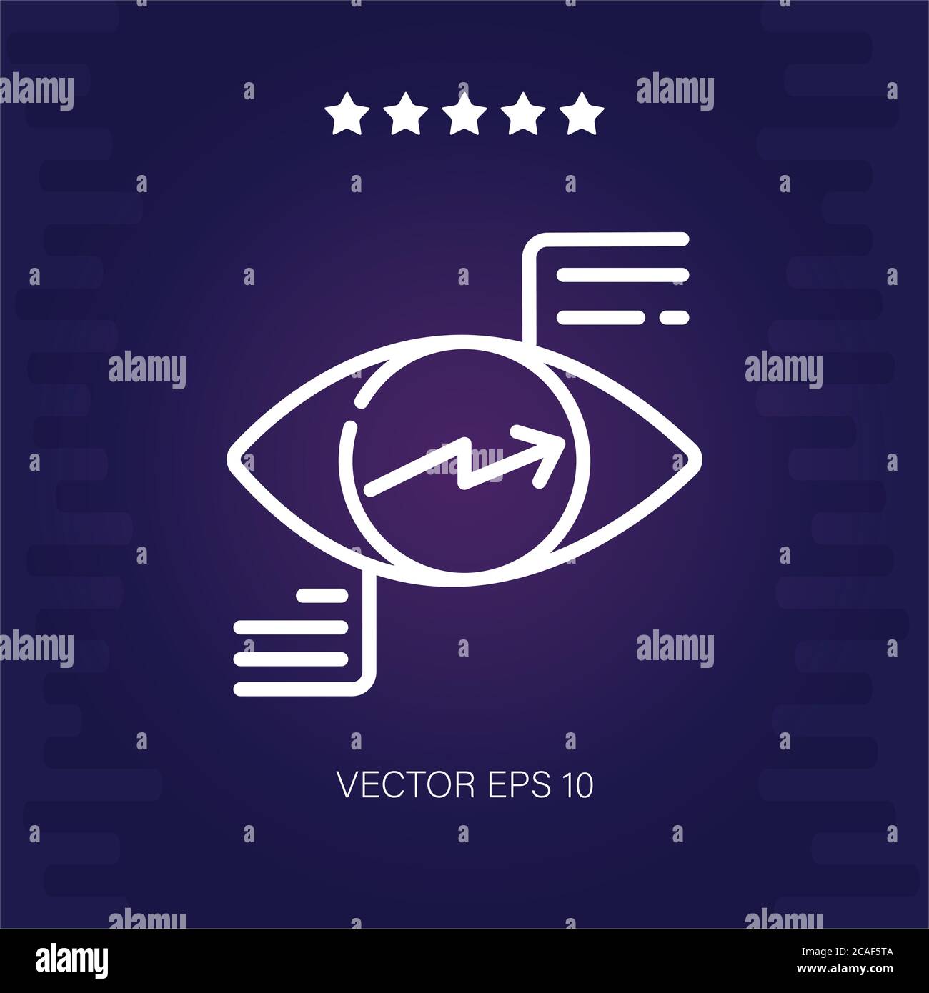 company vision vector icon modern illustration Stock Vector Image & Art ...