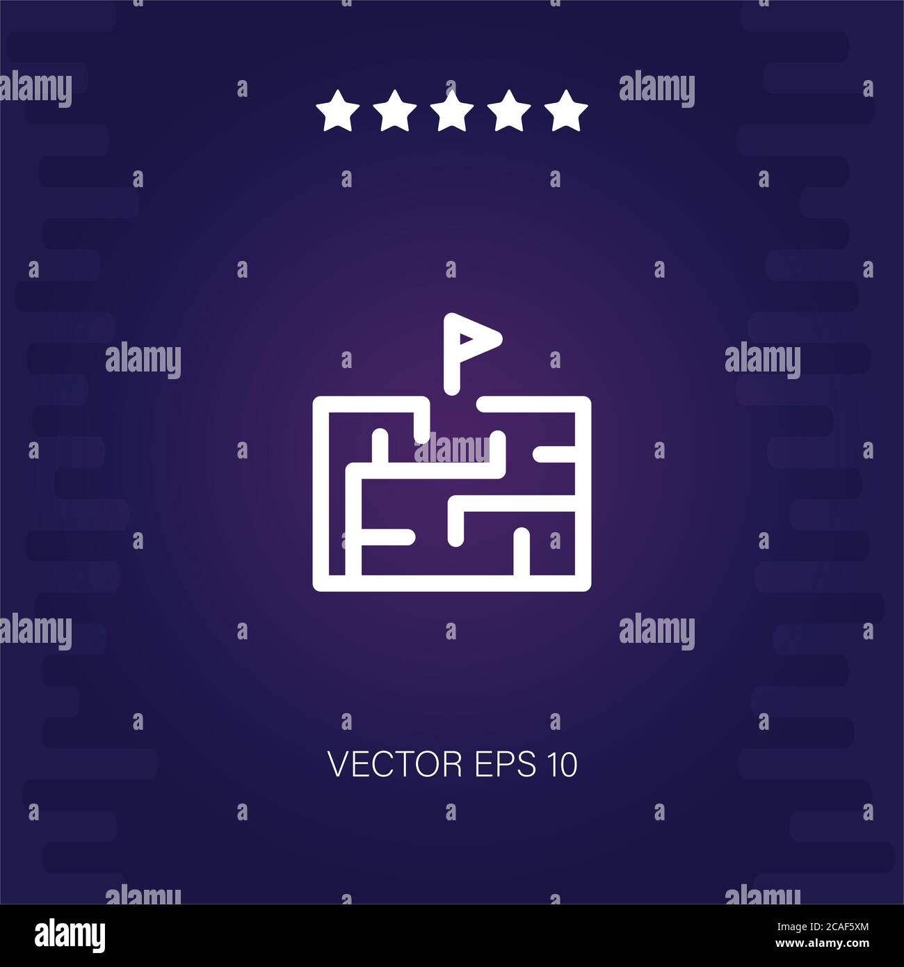 Square Labyrinth Maze Icon Symbol High Resolution Stock Photography and ...