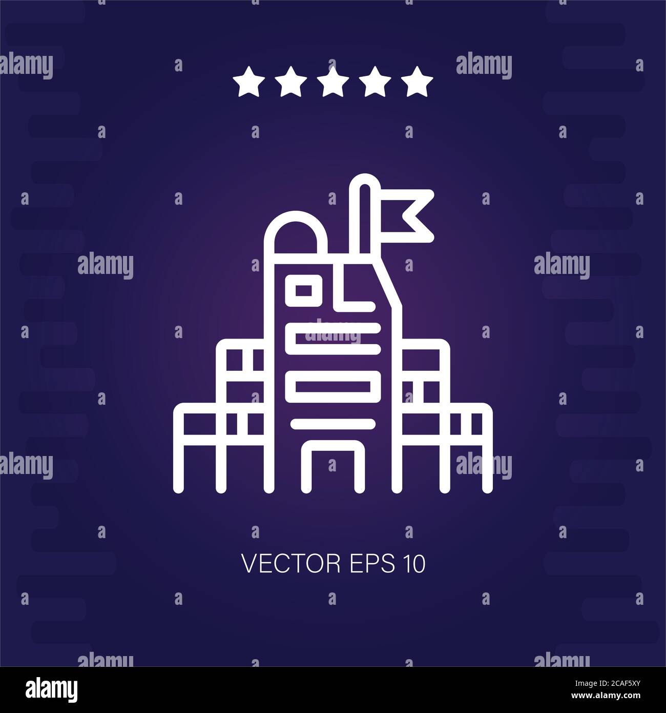 headquarter vector icon modern illustration Stock Vector Image & Art ...