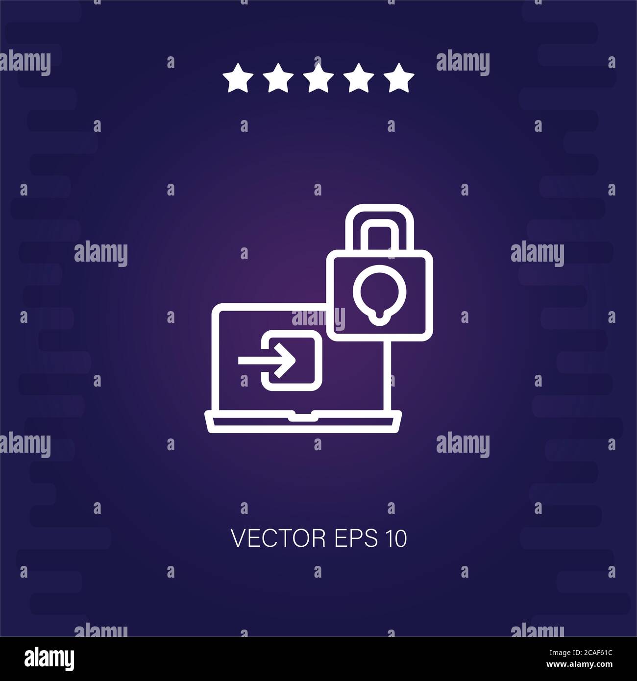 login vector icon modern illustration Stock Vector Image & Art - Alamy