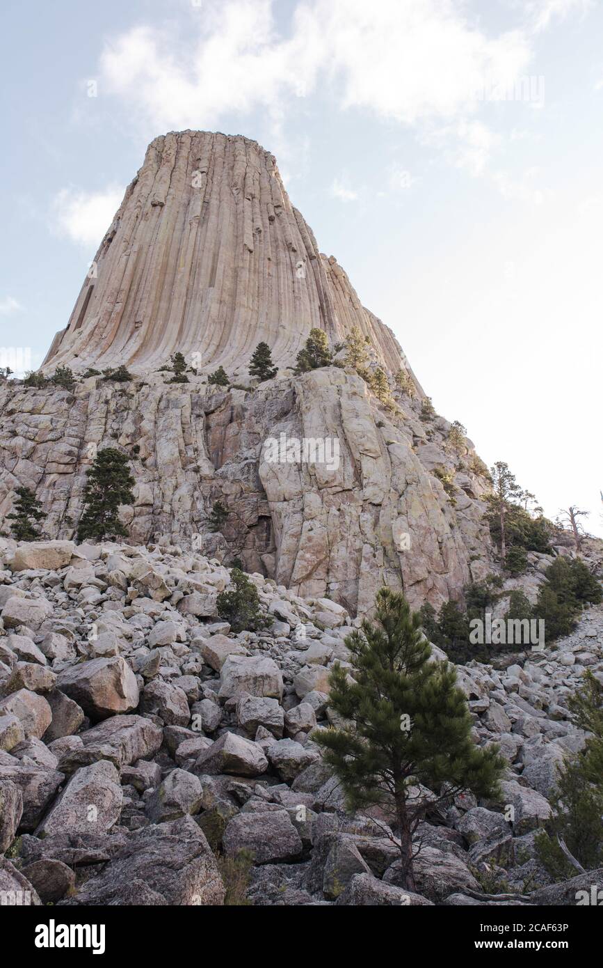 Breathtaking view of the Devils Tower National Monument Devils USA ...