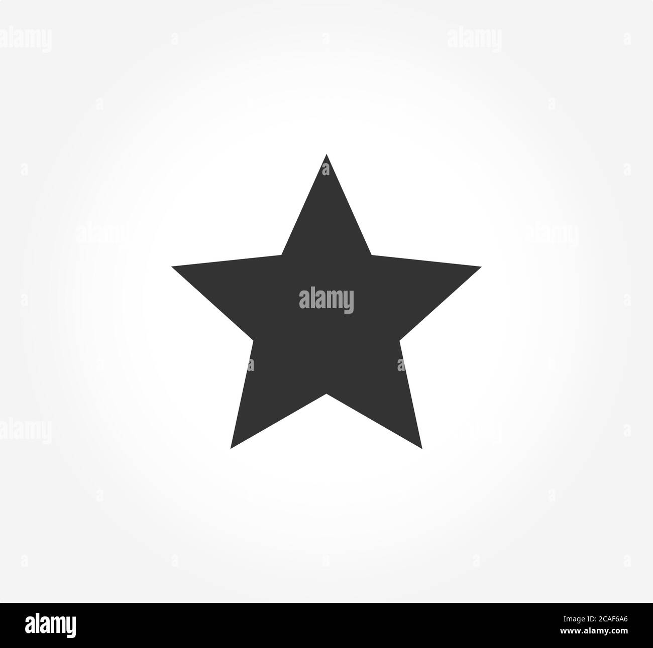 Black star flat design icon. Vector illustration Stock Vector Image ...