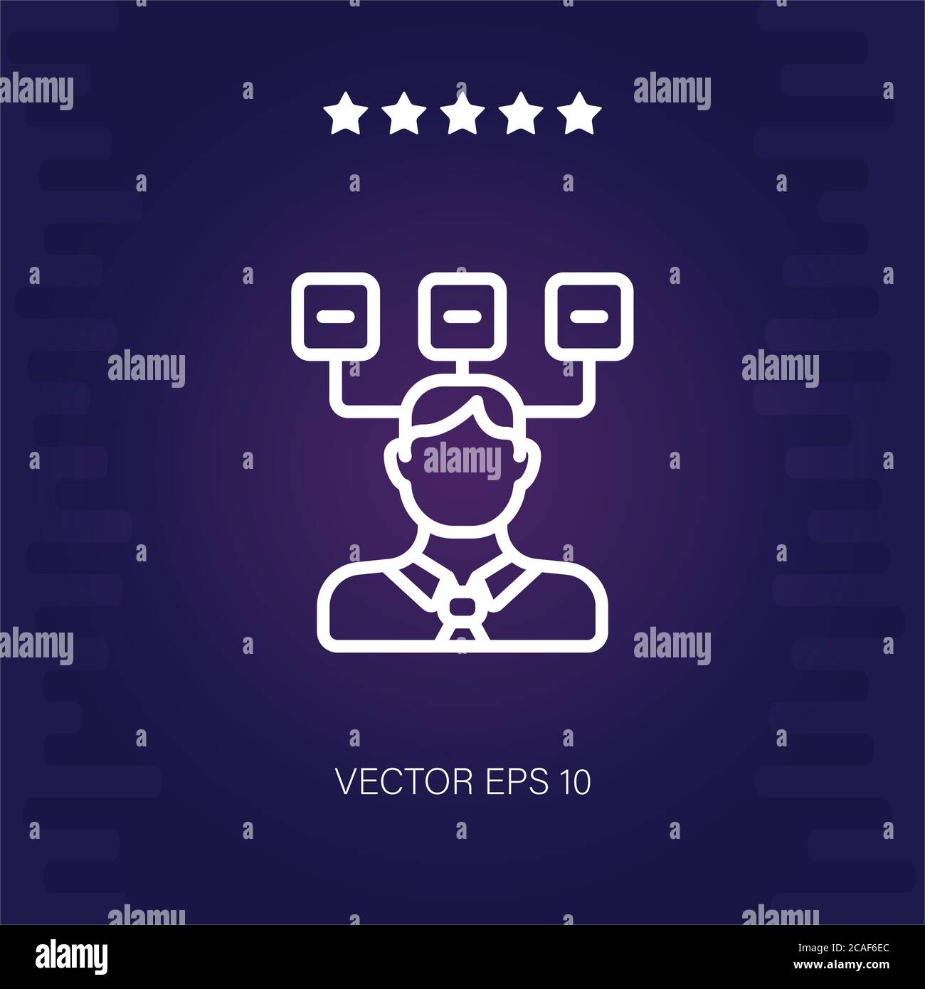 management vector icon modern illustration Stock Vector Image & Art - Alamy