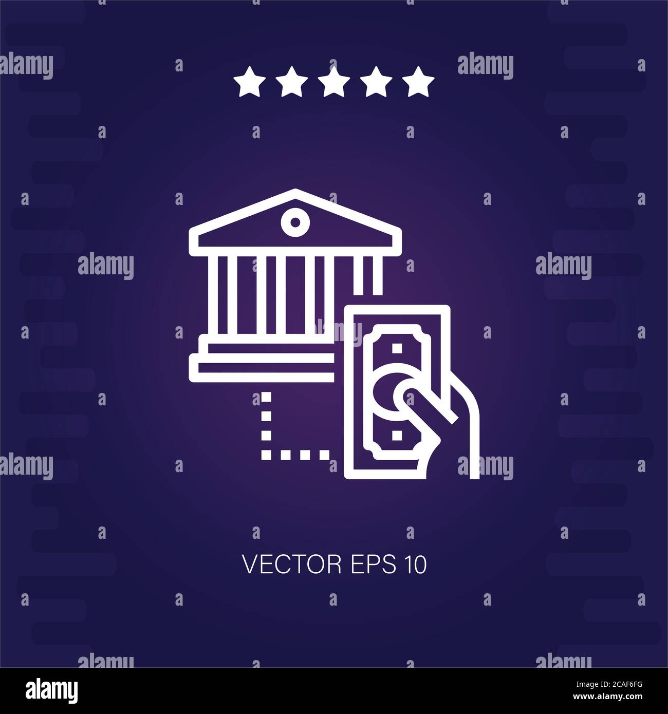 withdraw vector icon modern illustration Stock Vector Image & Art - Alamy