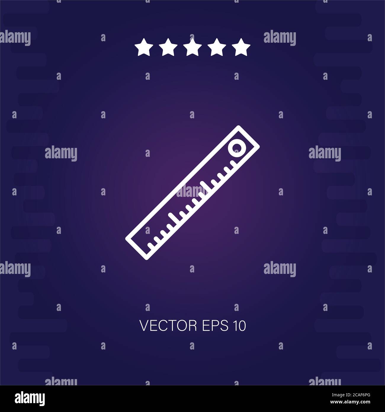 ruler vector icon modern illustration Stock Vector Image & Art - Alamy