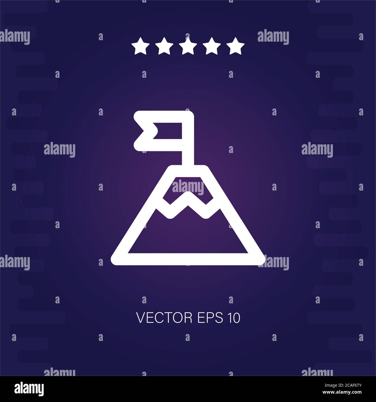 peak vector icon modern illustration Stock Vector Image & Art - Alamy
