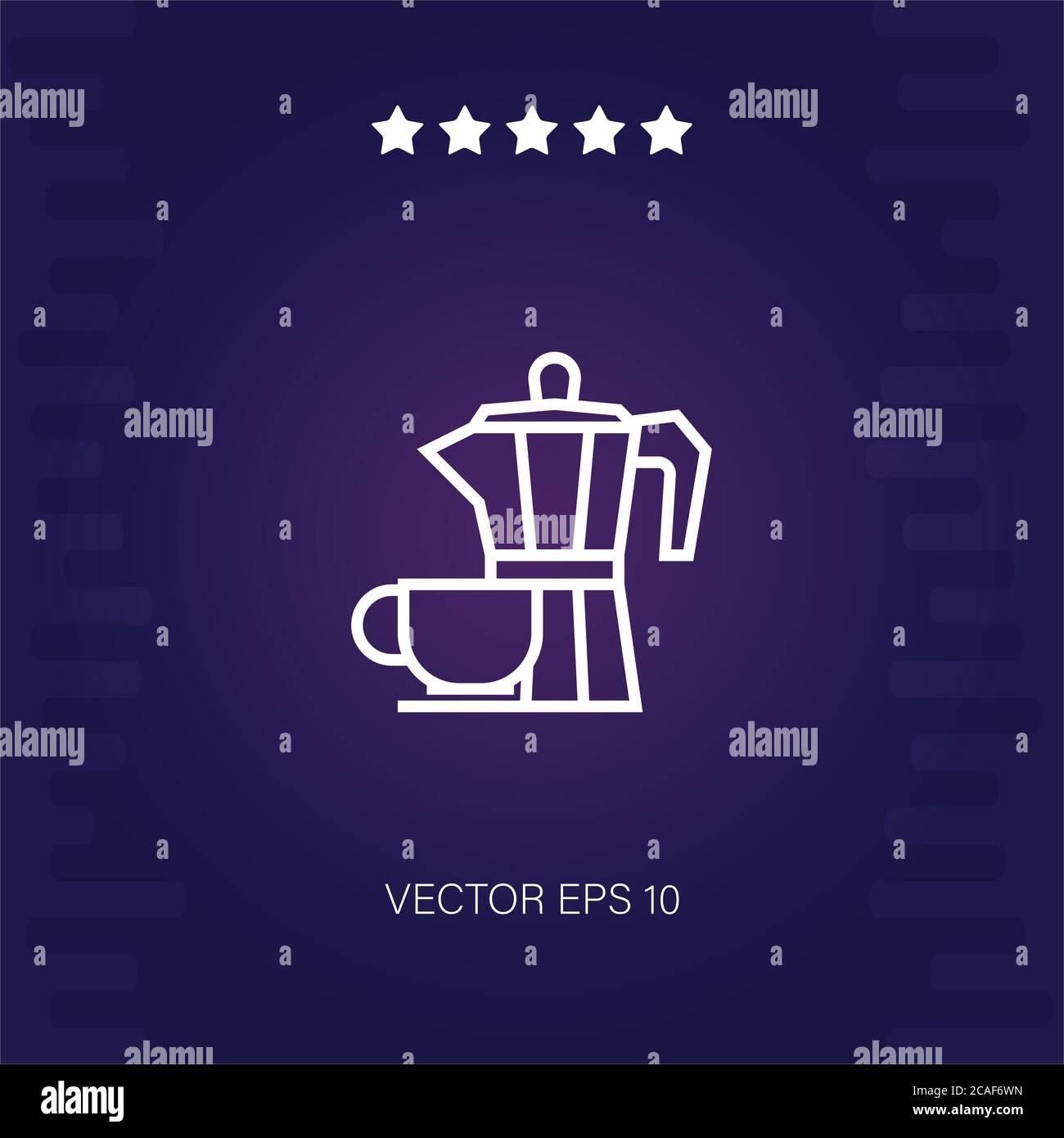 coffee break vector icon modern illustration Stock Vector Image & Art ...