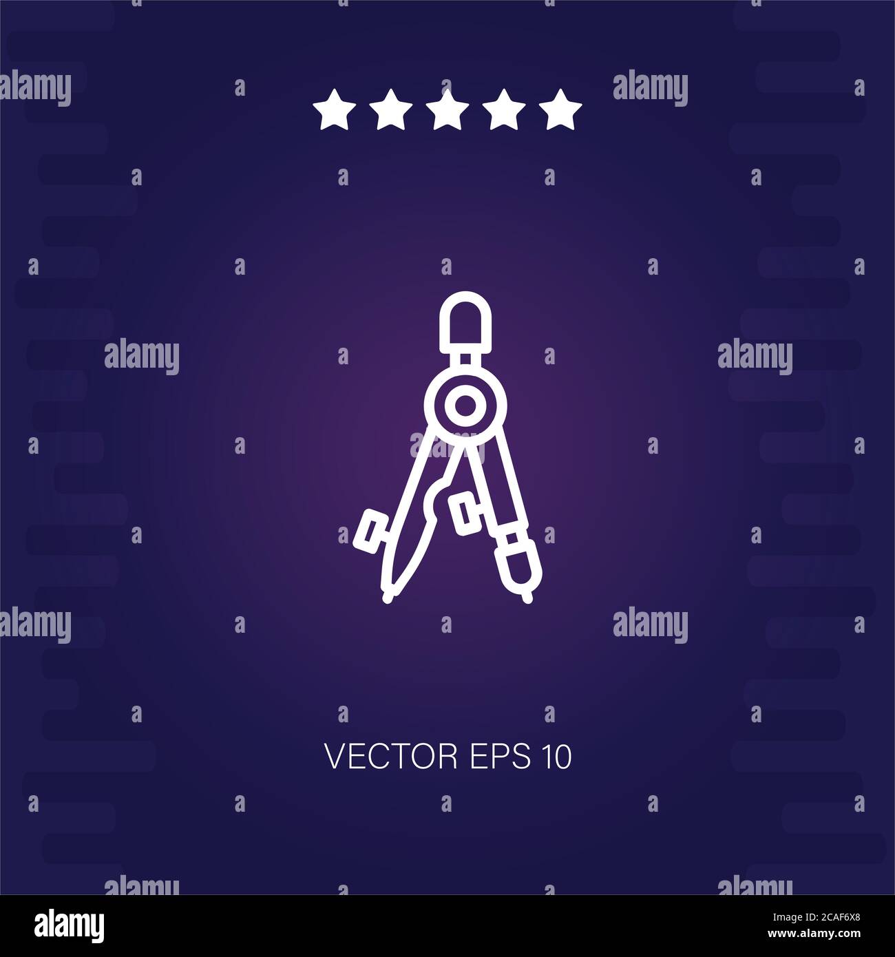 compass vector icon modern illustration Stock Vector Image & Art - Alamy