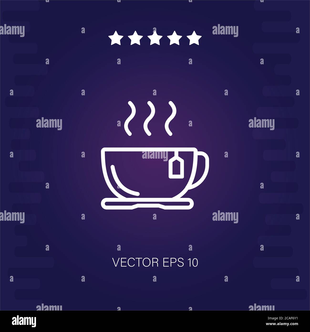 tea cup vector icon modern illustration Stock Vector Image & Art - Alamy