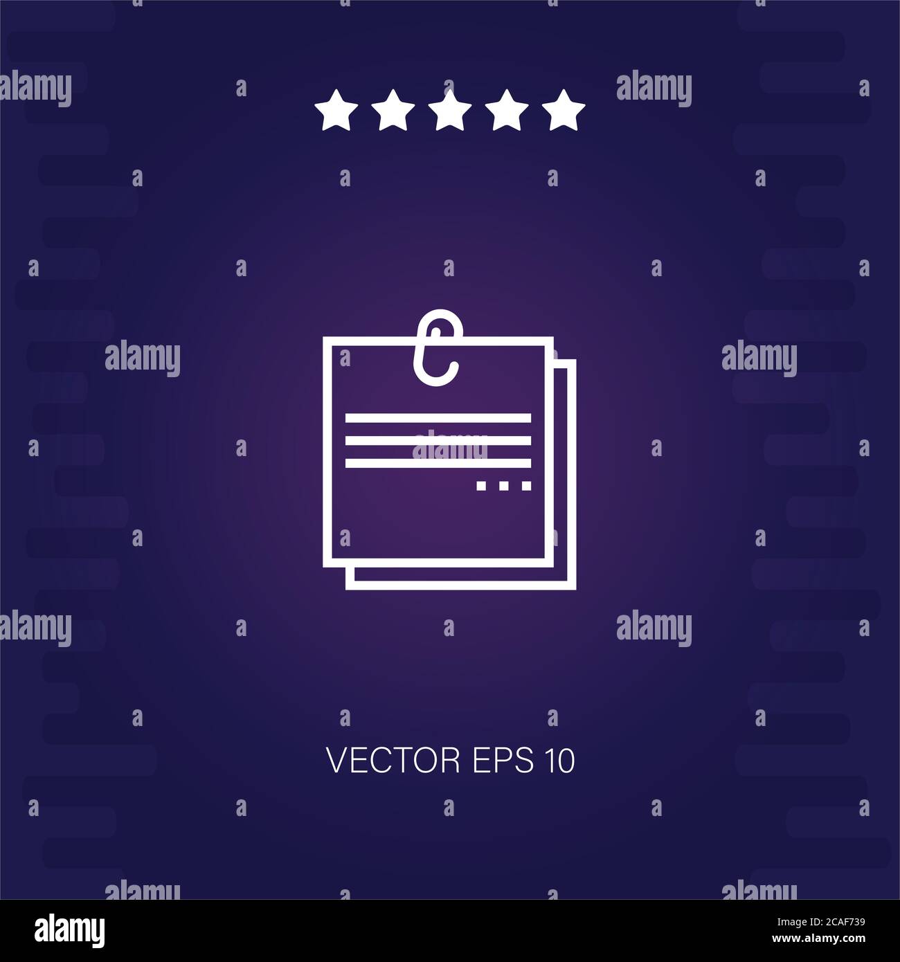 note vector icon modern illustration Stock Vector Image & Art - Alamy