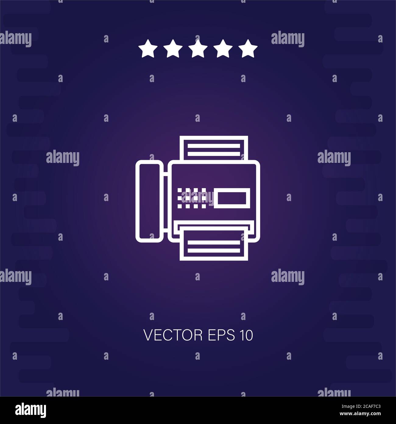 fax vector icon modern illustration Stock Vector Image & Art - Alamy