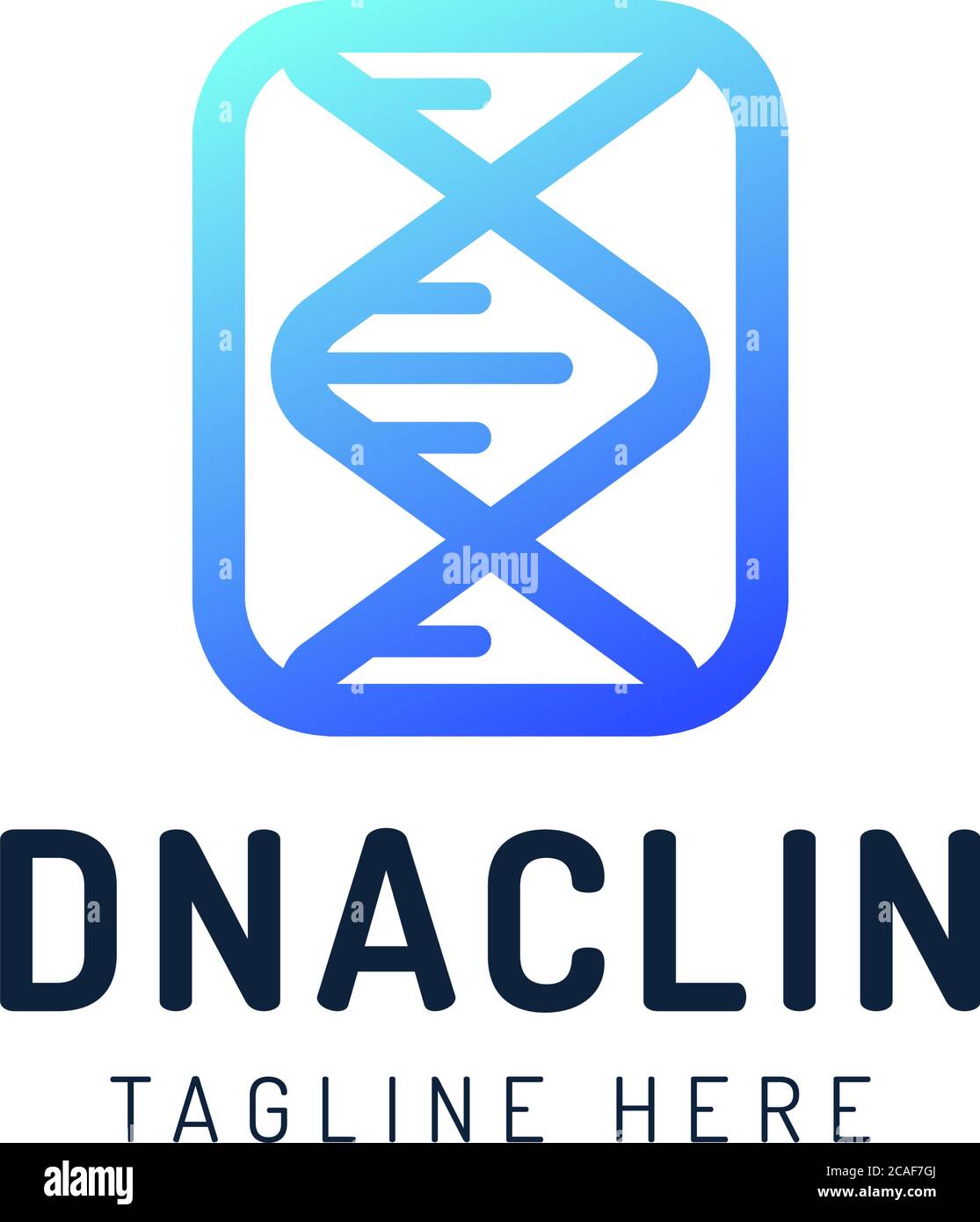 DNA Gen Molecule Logo vector. Engineering Biotechnology icon. Bio ...