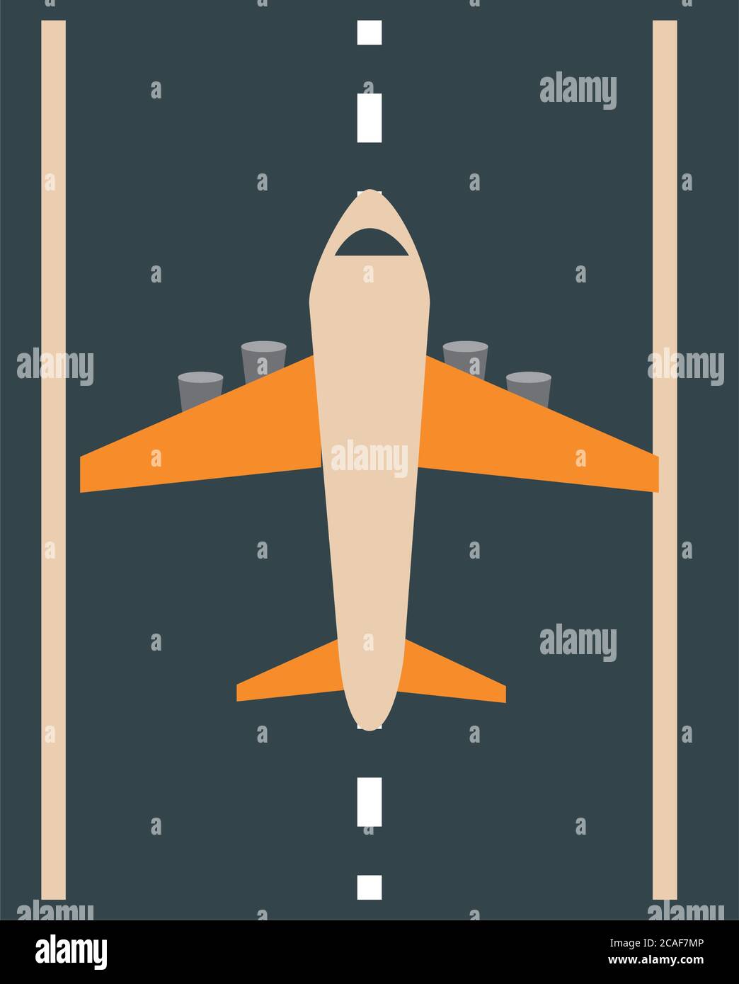 airport runway with airplane travel transport terminal tourism or ...