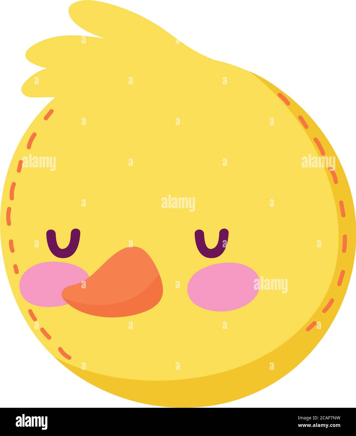 kids toys duck head cartoon isolated icon design white background ...