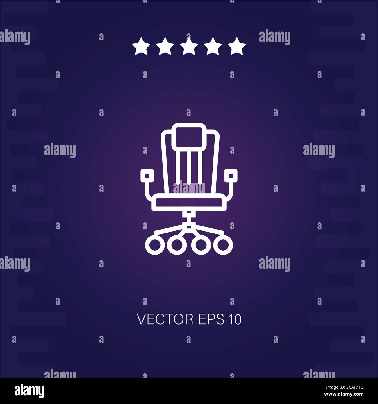 desk chair vector icon modern illustration Stock Vector Image & Art - Alamy