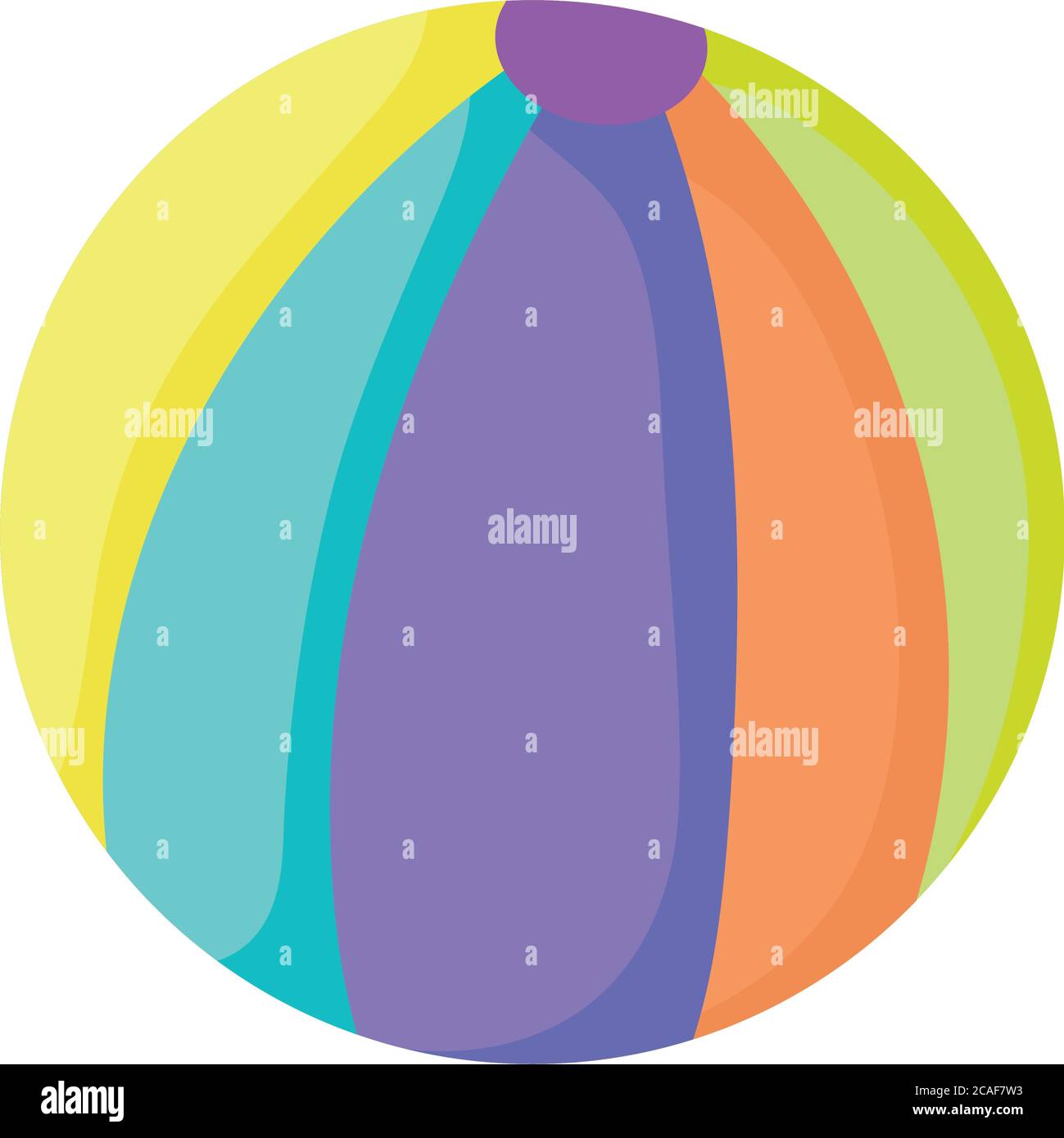 kids toys striped colored ball cartoon isolated icon design white ...