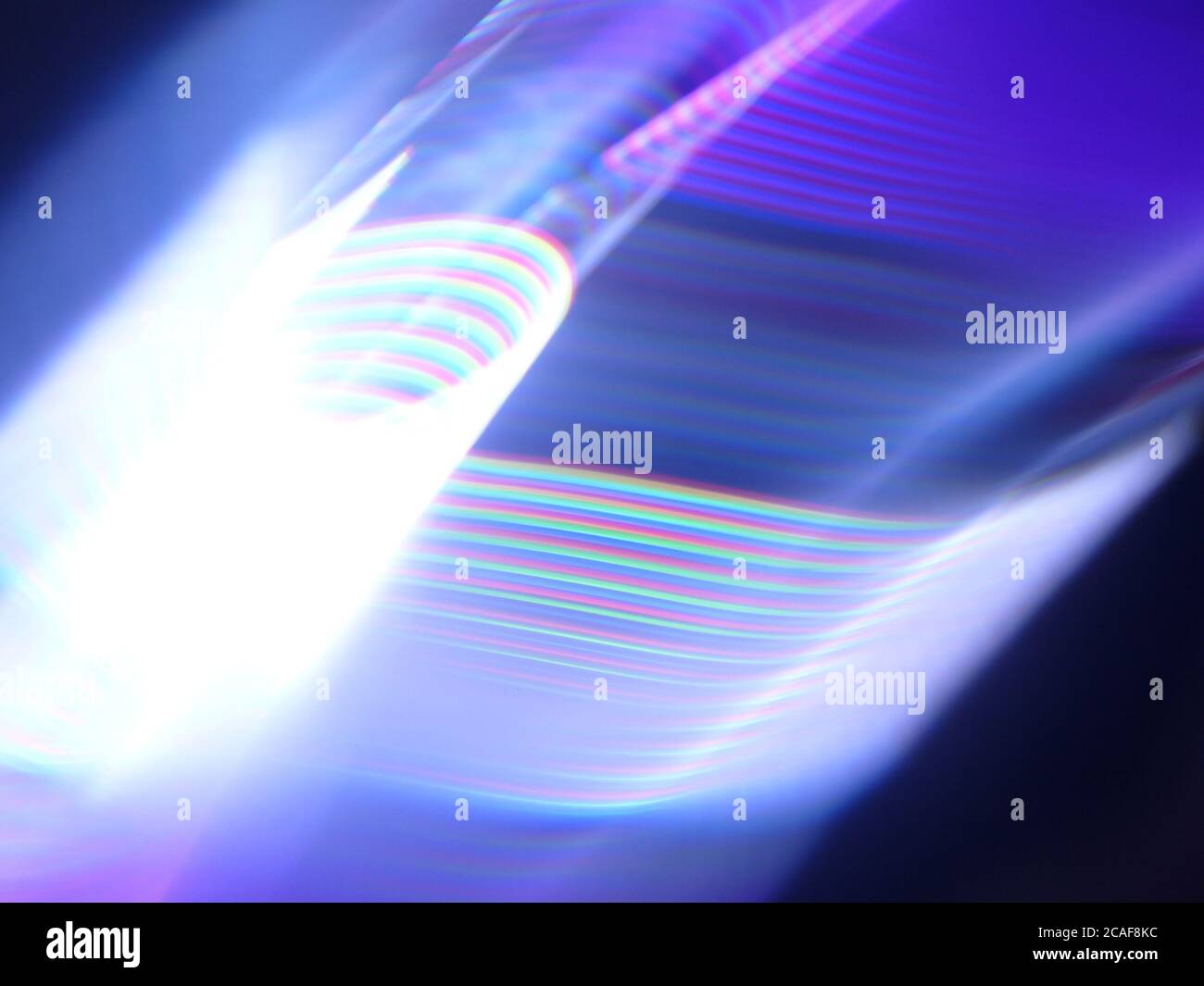 Illustration of bright threads, sliding and bending forms, with high ...