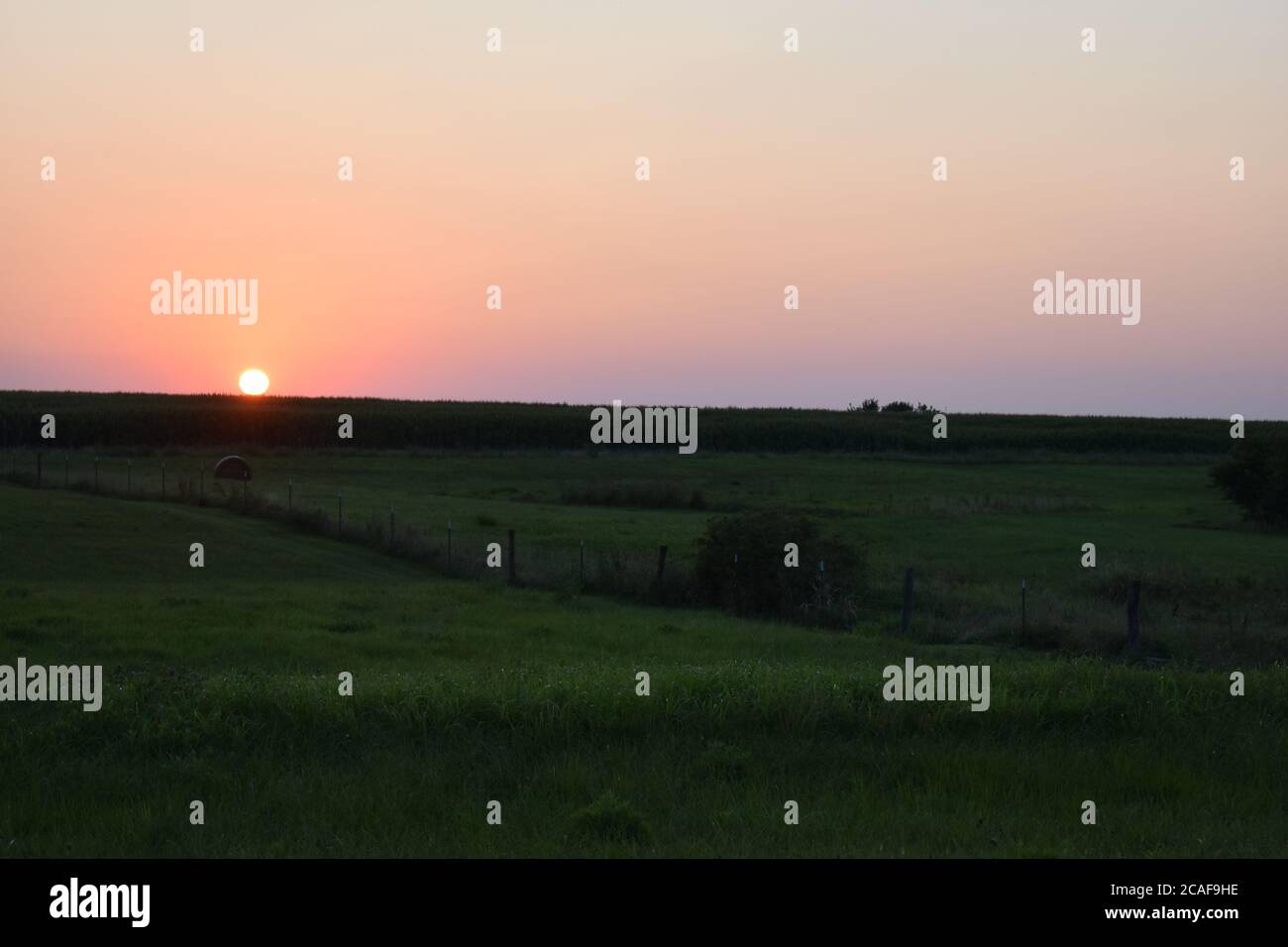 Rural calm at sunset hi-res stock photography and images - Alamy