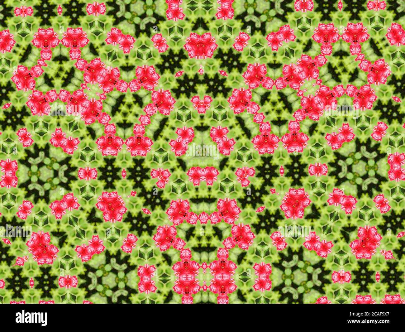 Abstract background with beautiful green and pink patterns - perfect ...