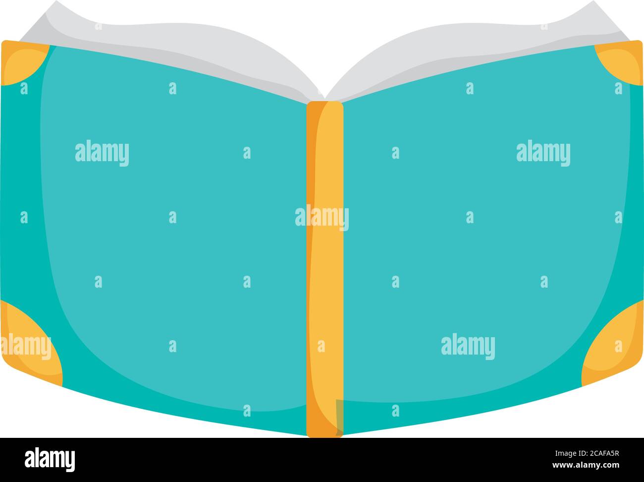 back to school, open book learn elementary education cartoon vector ...