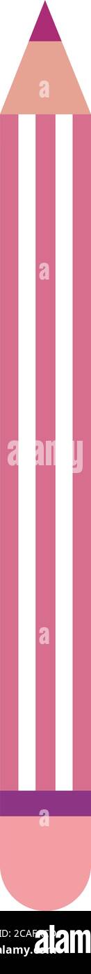 back to school, red color pencil paint elementary education cartoon ...