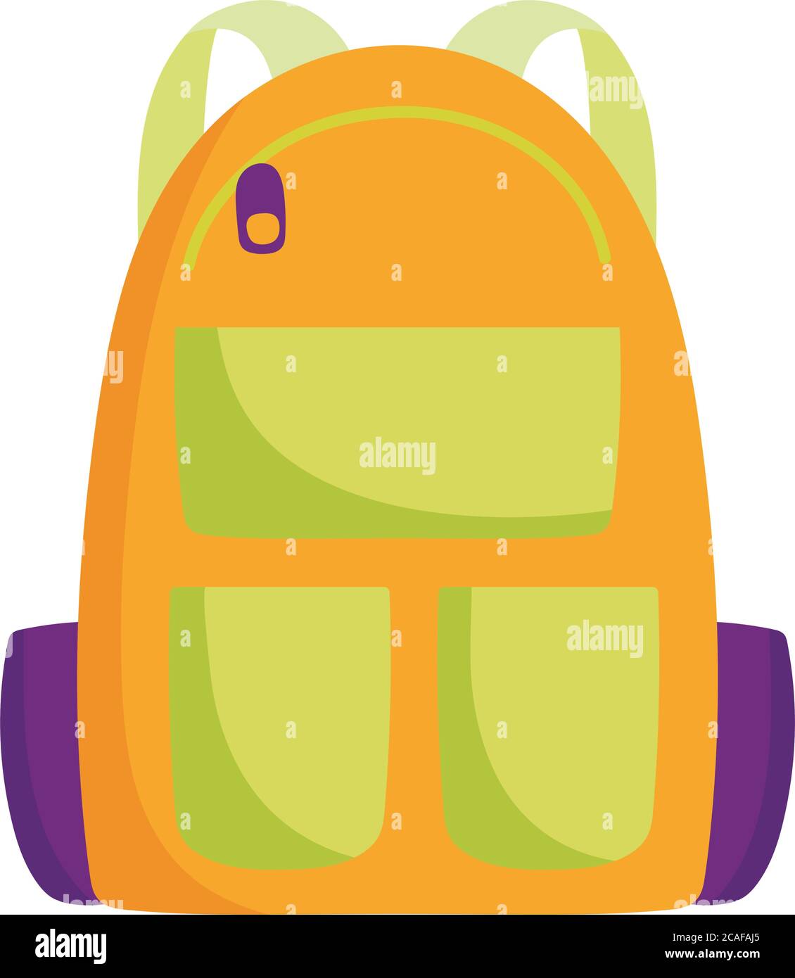 back to school, backpack accessory elementary education cartoon vector ...