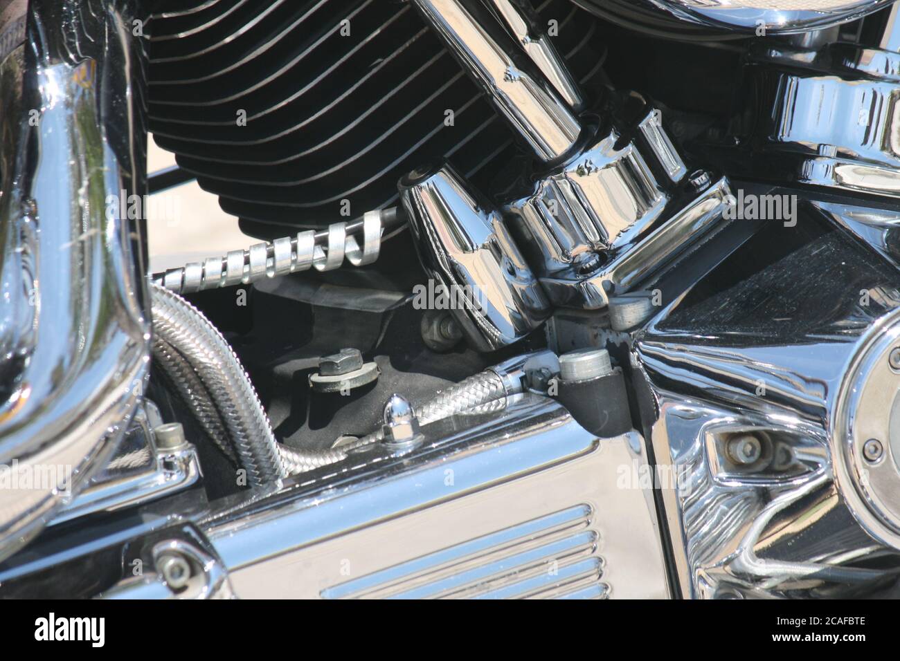 Closeup shot of a motor engine Stock Photo - Alamy
