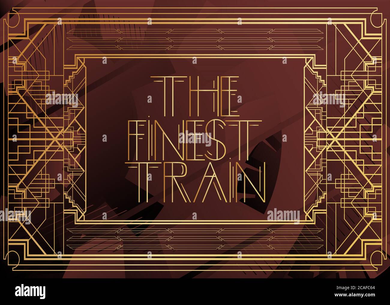 Railway decoration Stock Vector Images - Alamy