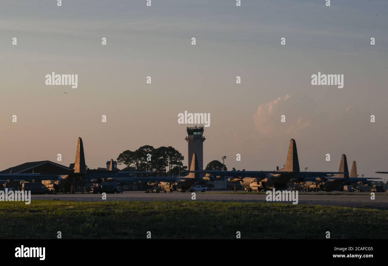 AC-130J Ghostrider gunships with the 73rd Special Operations Squadron ...
