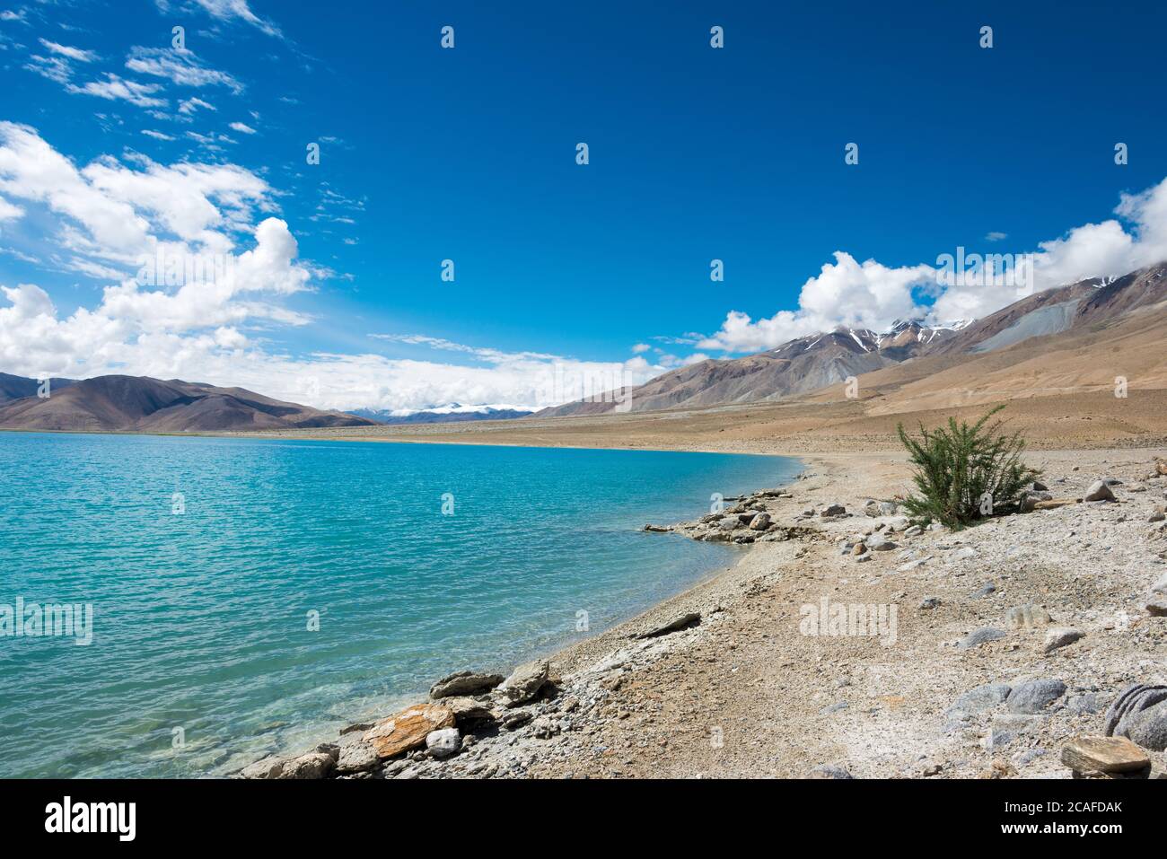 Ladakh, India - Pangong Lake view from Between Kakstet and Chushul in ...