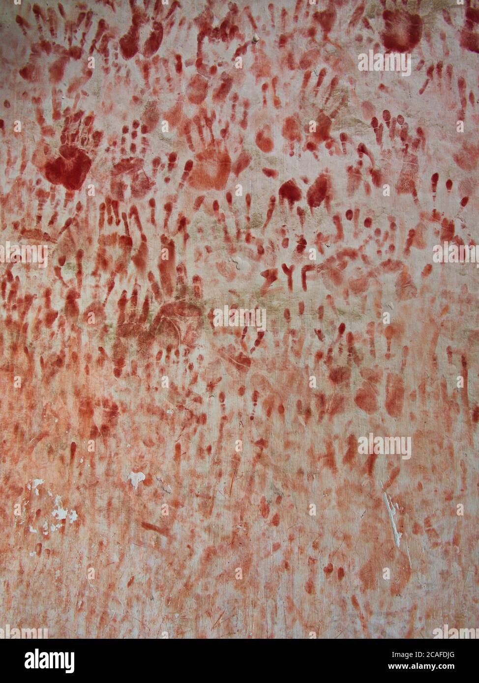 Bloody hand prints hi-res stock photography and images - Alamy
