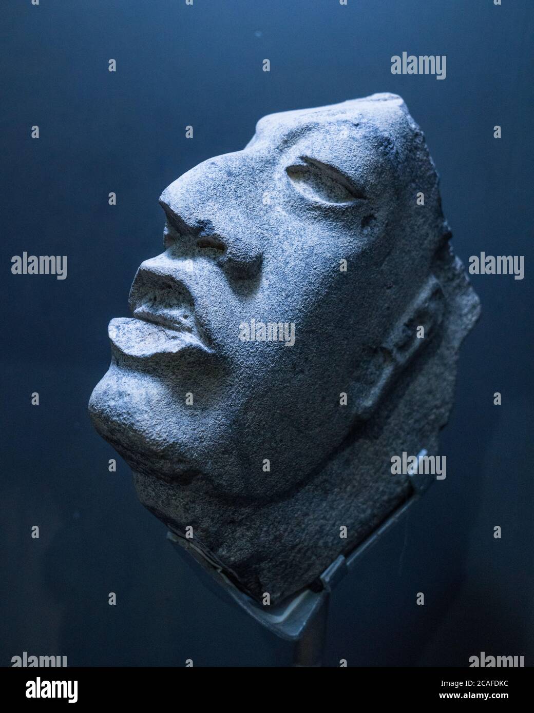 Ball game paraphenalia from the Mayan ruins of Palenque, Mexico ...