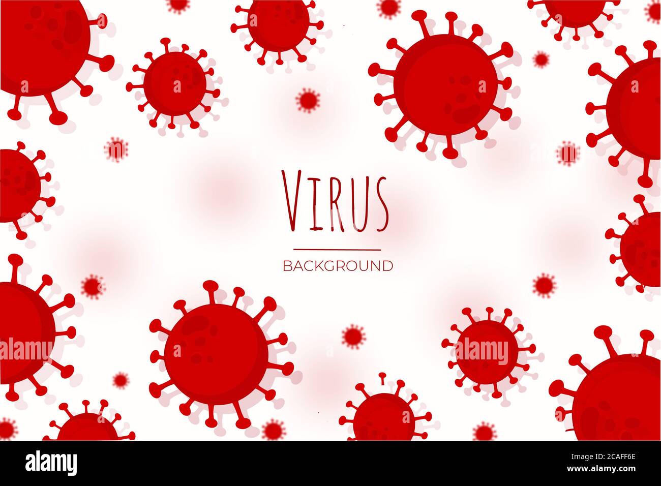 Background with many virus particles - space for text Stock Photo - Alamy