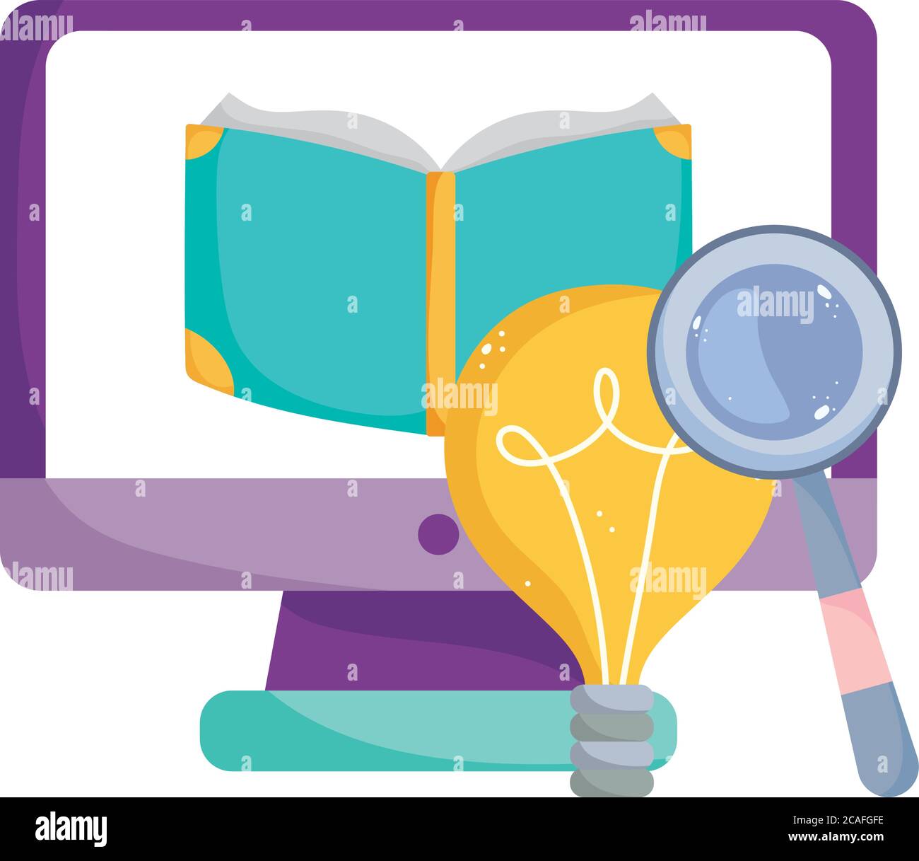 back to school, computer ebook magnifier idea elementary education ...