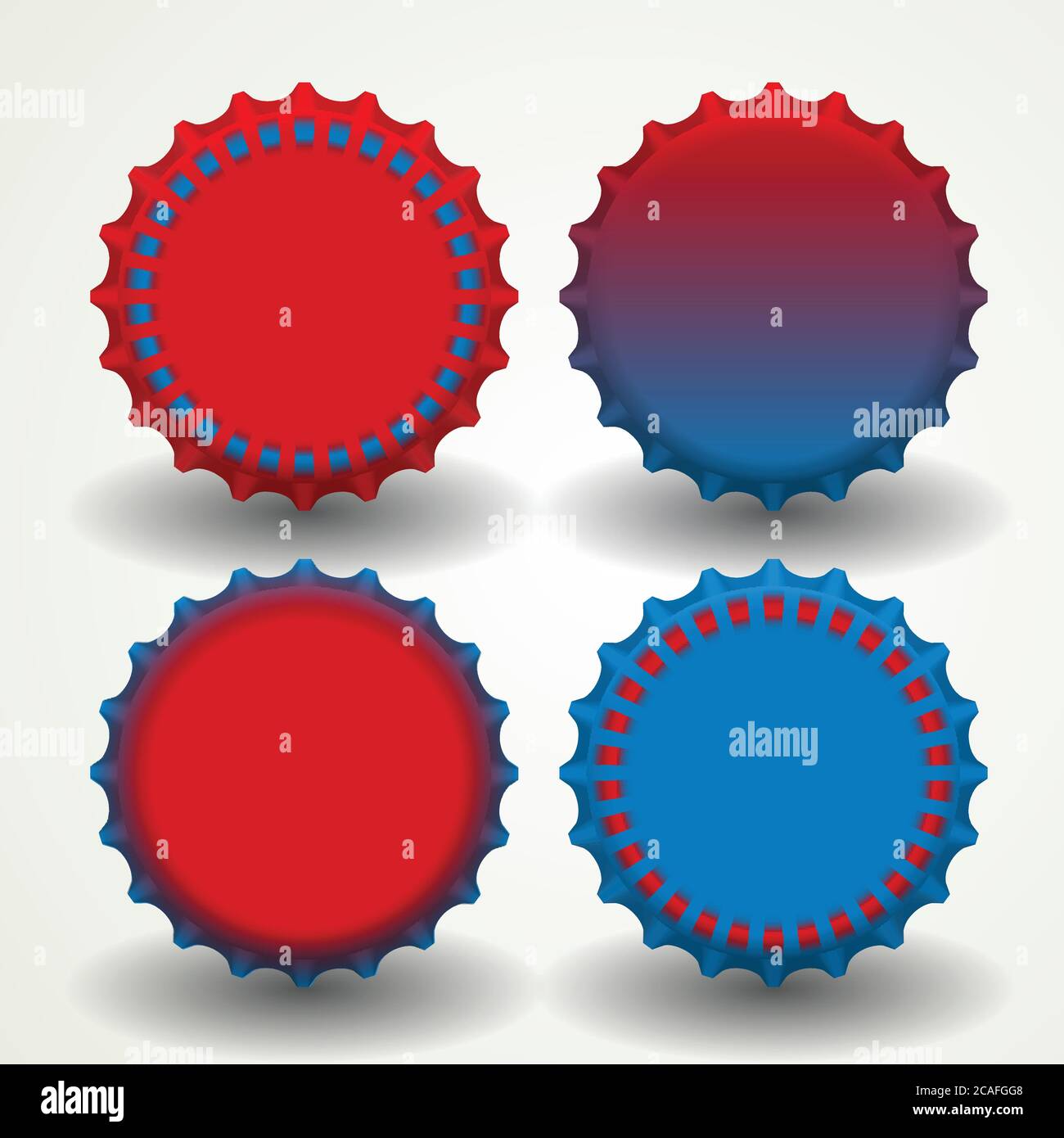 Bottle caps. Vector illustration Stock Vector Image & Art - Alamy