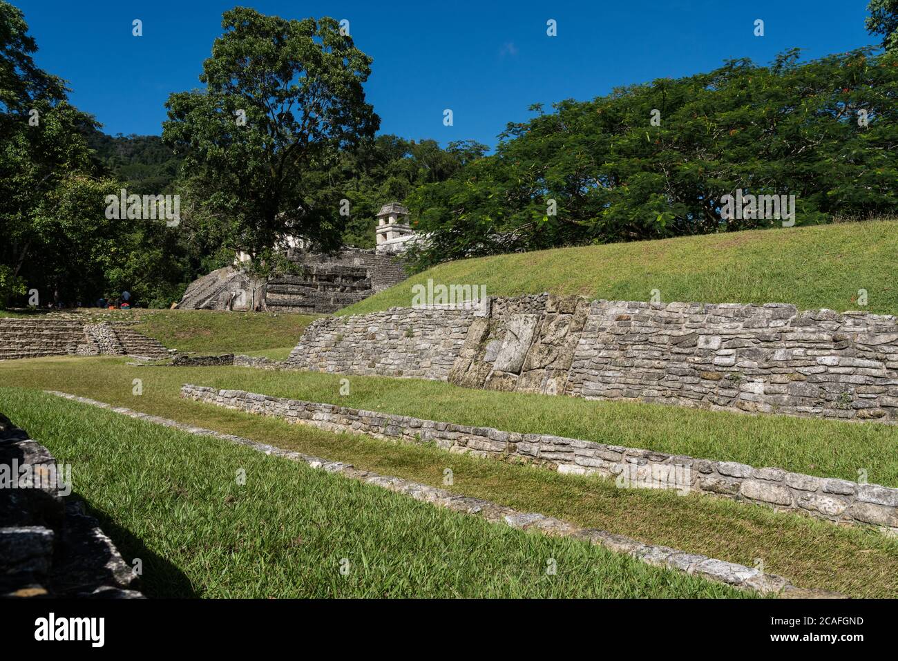 Mexico palenque ball court hi-res stock photography and images - Alamy